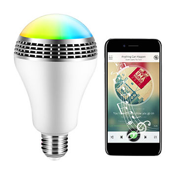 Led Bulb Speaker With Music Rhythm And Multi-mood Lamp - China ...