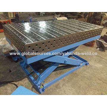 3D Hydraulic Lifting Welding Tables, Welding Table, Welding Positioner ...
