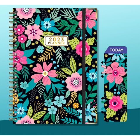 Buy Wholesale China 2023 Customized Hardcover Spiral Daily Planner And ...