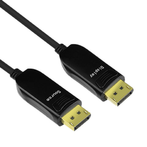 Buy Wholesale China Displayport 1.2 Fiber Cable Male To Male Gold ...