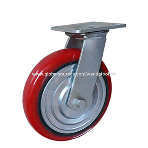 Buy Wholesale China Korea Type Polyurethane Swivel Caster, Round Tread ...