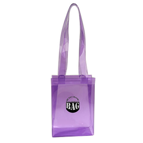 Bulk Buy China Wholesale Voltage Handbag Purple Transparent Pvc Tide ...