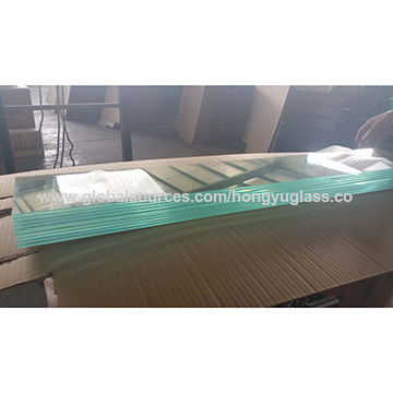 5/6mm Clear Float Louver Glass with 2 Long Side Edge Work, louvre glass ...