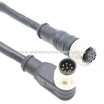 Buy Wholesale China Ethernet M12 8 Pin Female /male Cable Connector ...