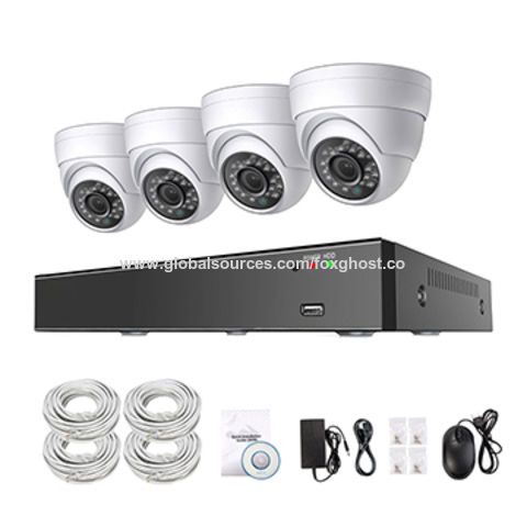 Smart Security H.265 Recorder 2 Megapixel 4Ch PoE NVR Kit with 4pcs ...