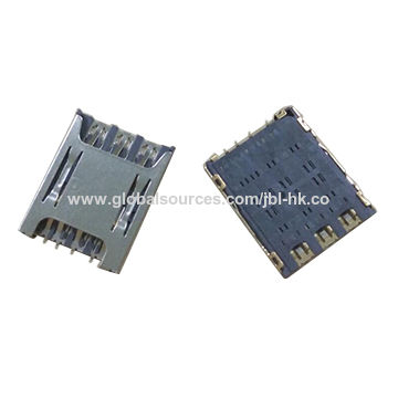 Buy Wholesale China Nano Sim Card Connector Push Pull Type 1.4h & Nano ...
