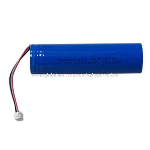 Buy Wholesale China Hypercell 20700 3.6v 4250mah Lithium-ion Battery ...