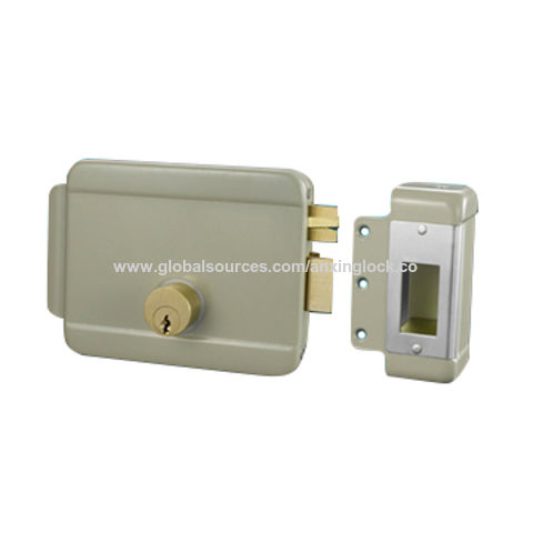 Buy Wholesale China Ax043 Electric Rim Lock With Brass Cylinder,brass ...