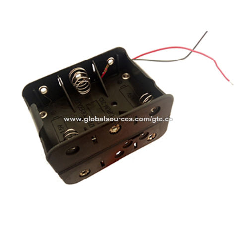 Buy Wholesale China 6 X C-cell(um-2*6) Black Plastic Battery Holder ...