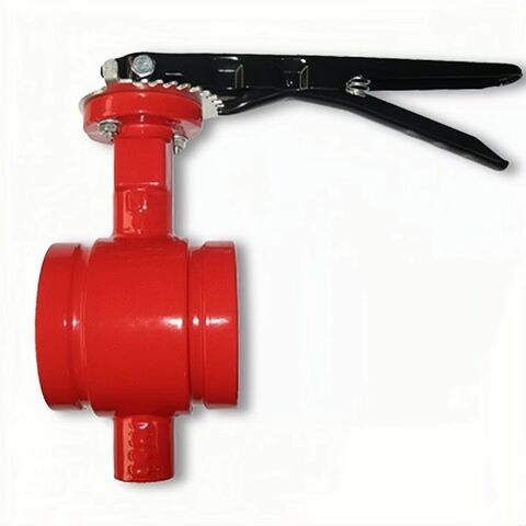 Bulk Buy China Wholesale Butterfly Valve With Grooved Ends, Shoulder ...