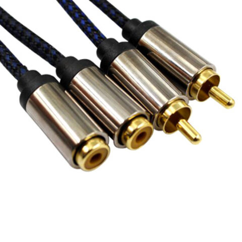 Buy Wholesale China Digital Audio/video 2 Rca Plug To 2 Rca Jack Cable ...