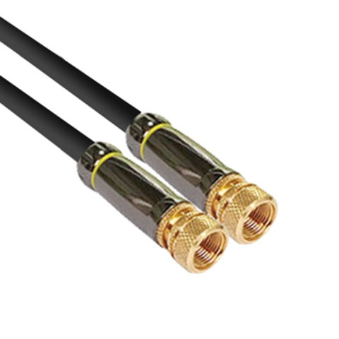 Buy Wholesale China Golden Series F Connector 3c-2v Gold-plated Double ...