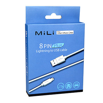 Custom USB cable retail box,paper packaging box for USB cable with ...