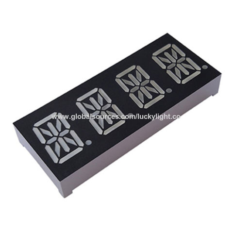 4 Digit 14-segment Alphanumeric LED Display, 4 Digit LED Display ...
