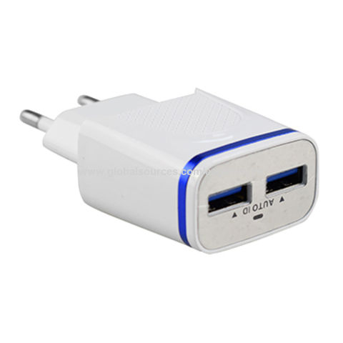 Buy Wholesale China Customise Logo 2.1a Dual Usb 2 Port Home Adapter ...