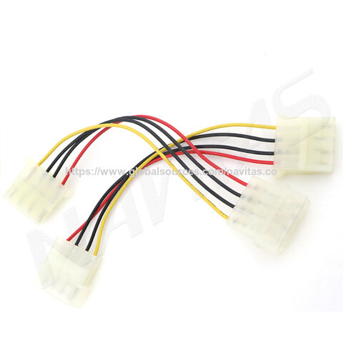 Buy Wholesale Taiwan Tyco 4 Pin To Amp Connector At Atx Ide Power Cable ...