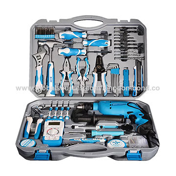 Buy Wholesale China Hand Tool Box With Electric Drill 100 Pieces Hand ...