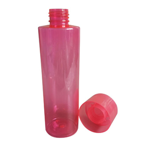 Buy Wholesale China 250ml Plastic Round Cylinder Bottle With Disc Cap ...