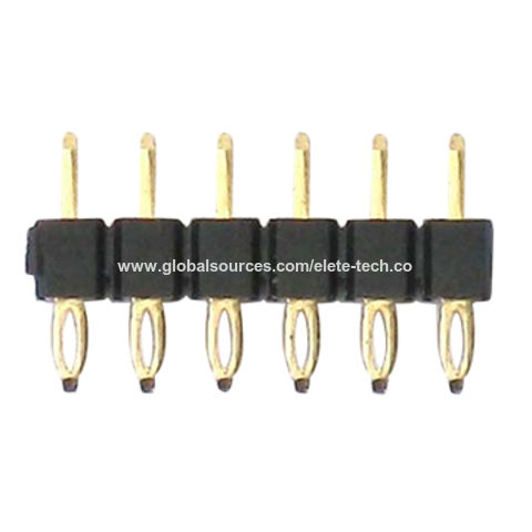 Buy Wholesale China 2.54mm Pitch Right Angle Pin Header With Press-fit ...
