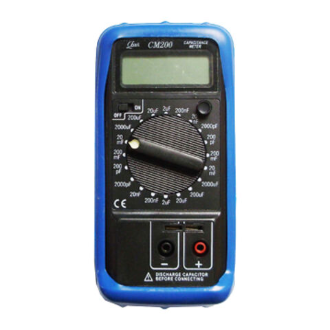 CM- 200 Capacitance Meter with 200mF Super Large Range, Rubber Protect ...
