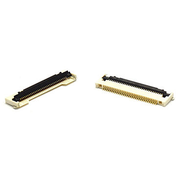 0.5ph ZIF FPC SMT Right Angle Easy-on Bottom contact type 1.45H Butterfly clip, 0.5 ZIF FPC Easy ...