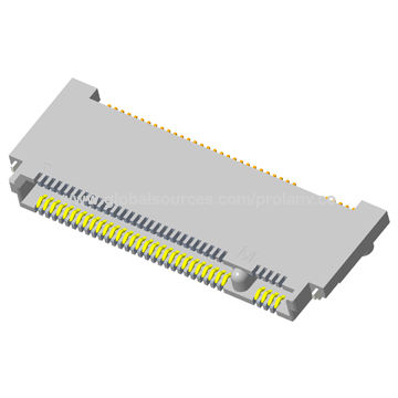 Ngff Socket M.2 Connector, 0.50mm Pitch, Mid-mount 1.2h, Std M-key ...