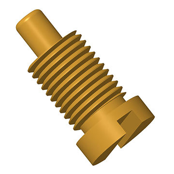 Buy Wholesale China H6.00mm, Single Pin Spring Probe, Vert Screw Type ...