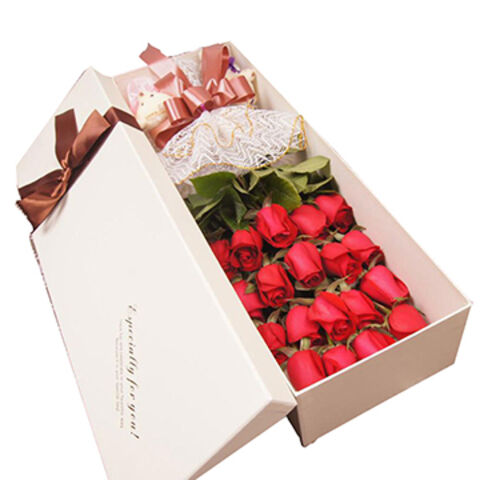 Buy Wholesale China Accept Customized Luxury Flower Gift Packing Box