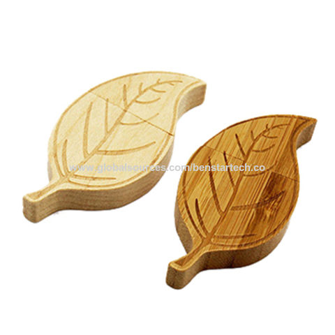 Buy Wholesale China Wooden Leaf Shaped Usb Flash Drives,leaf Usb Pen ...