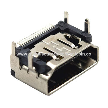 Buy Wholesale China Hdmi Connector Right Angle Header Tin Plated Input ...