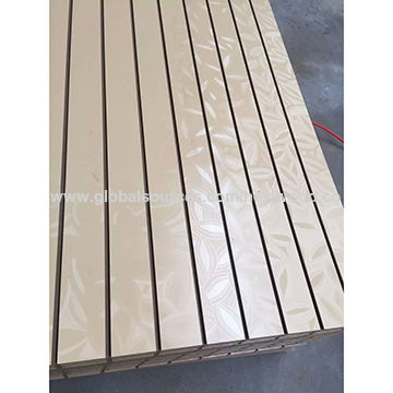 Buy Wholesale China Plain Mdf Slotwall Board Slotted Mdf Board From ...