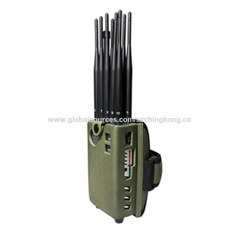 Buy Wholesale China Hand Held Gps Signal Jammer With 10 Antennas Plus ...