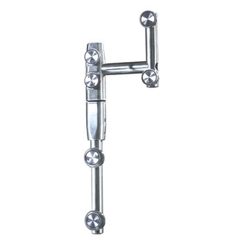 Stainless Steel,Transom and sidelight panel to glass door pivot bar set ...