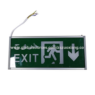 Buy Wholesale China Ac/dc Emergency Exit Signs Light ,330*20*145 Mm ...