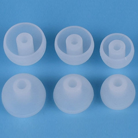 Buy Wholesale China Replacement Silicone Ear Gel Tips W. 2.5mm Small ...