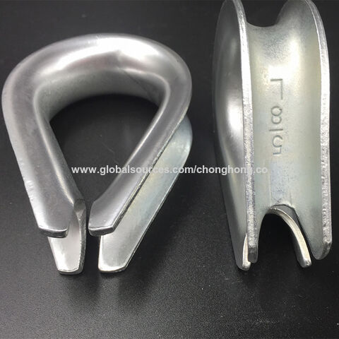 China U.S. Type 1/8" G411 Standard Cable Thimble Hot Dipped Galvanized ...