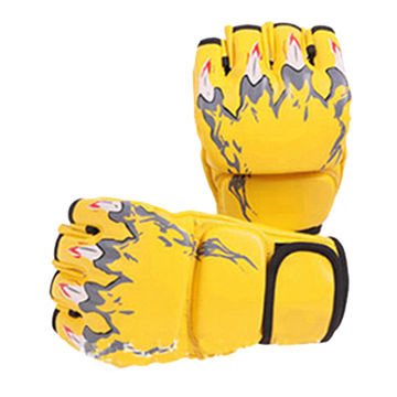 Buy Wholesale China Custom Logo Pu Boxing Mitten Boxing Gloves & Custom ...