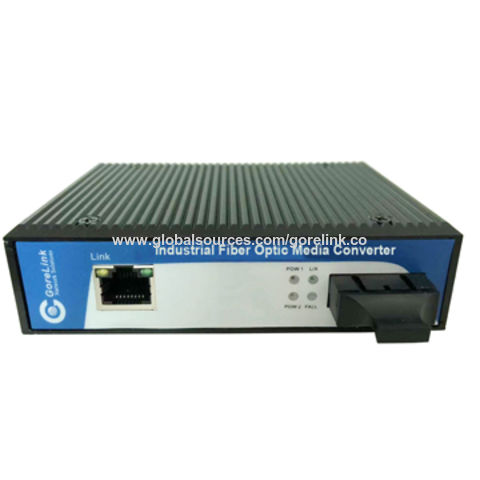 China Industrial Fiber optic media converter,10/100M Singlemode dual ...