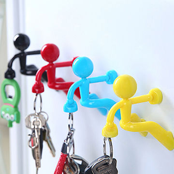 Magnetic Key Holder, Refrigerator Key Holder with Climbing Man Design ...