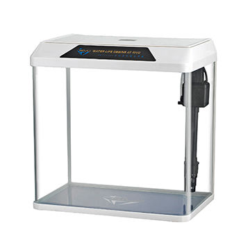 Buy China Wholesale 8l Desktop Table Glass Fish Tank With Water Pump ...