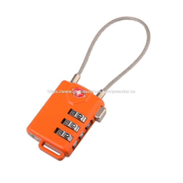 Buy Wholesale Hong Kong SAR Tsa Combination Padlock With 3-dials Re ...