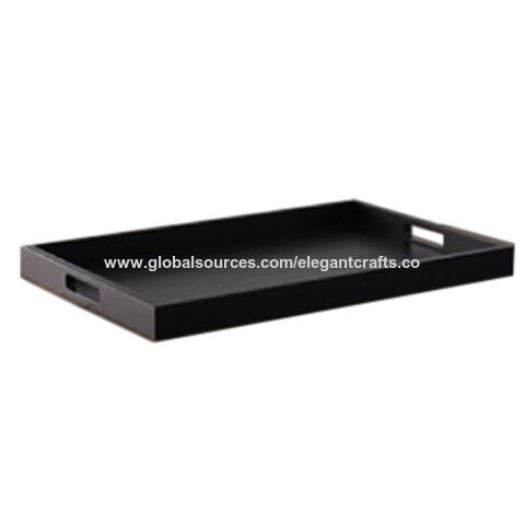 Buy Wholesale India Black Rectangular Tray & Black Rectangular Tray at ...