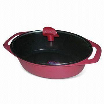 Buy Wholesale China Non-stick Die-cast Aluminum Roaster Pan In Oval ...