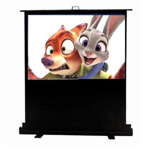 Buy Wholesale China 80 Inch 4:3 Floor Stand Foldable Projector Screen ...