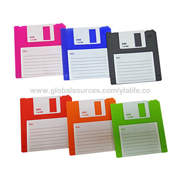 Buy Wholesale China Floppy Disk Silicone Drink Coaster 3½-inch 1.44m ...