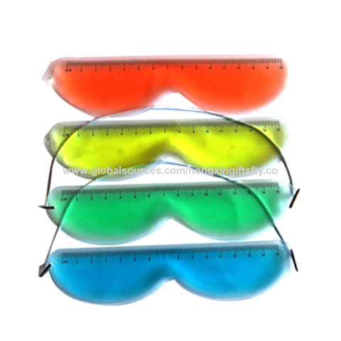 Buy Wholesale China Cooling Gel Eye Mask With Ruler Scale & Gel Mask at ...