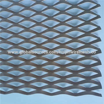China Powder Coated Aluminum Expanded Metal Aluminum Expansion Fence on ...