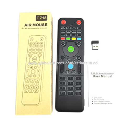 Buy Wholesale China 2.4g 6-axis Motion Sensing Air Mouse With Qwerty ...