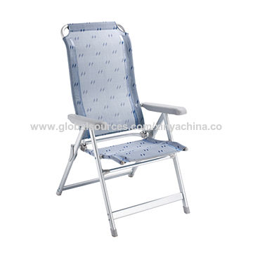 Deluxe aluminum beach chairs, EN581 certified, beach chairs folding ...