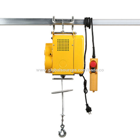 400kg Compact Electric Cable Hoist, Cable hoist Electric winch Overhead ...